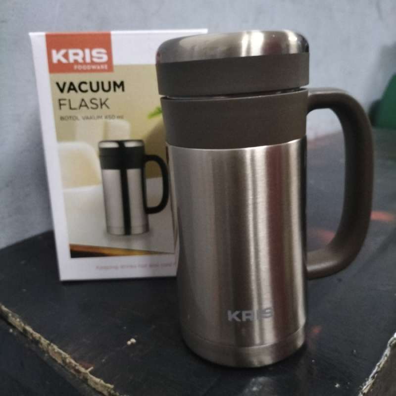 Promo Krishome 450 Ml Botol Vacuum Flask Stainless - Gold Diskon 23% Di ...