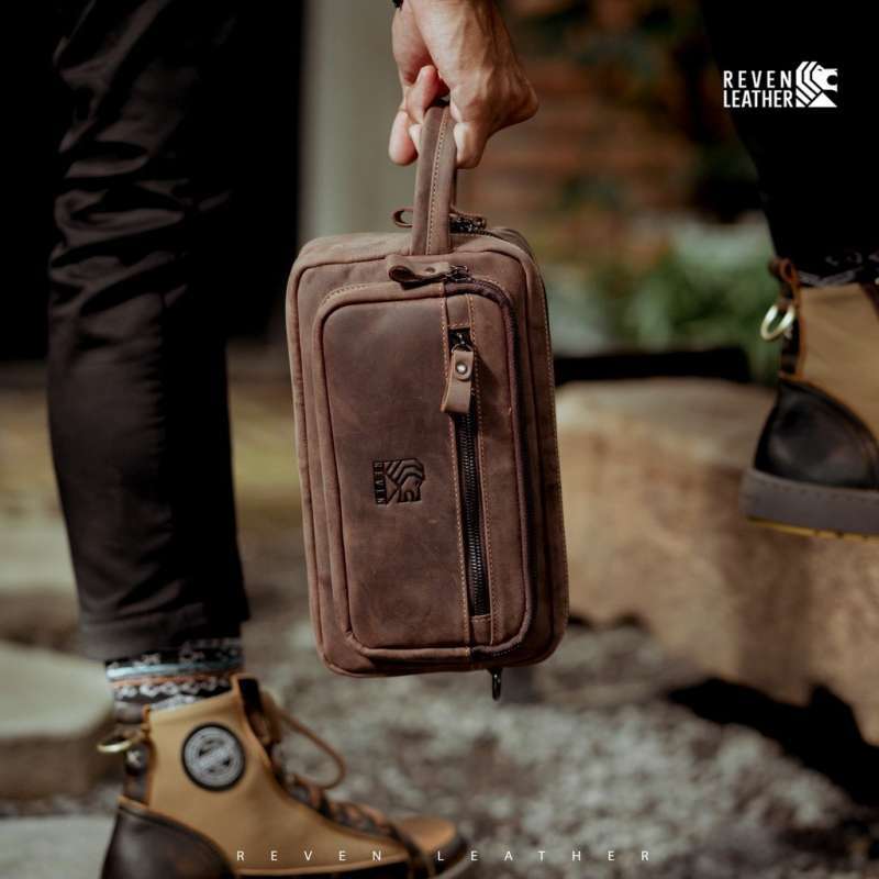 Promo - Nakula Bag Clutch Tas Tangan Pria Kulit Asli Premium Tas Cowo ...