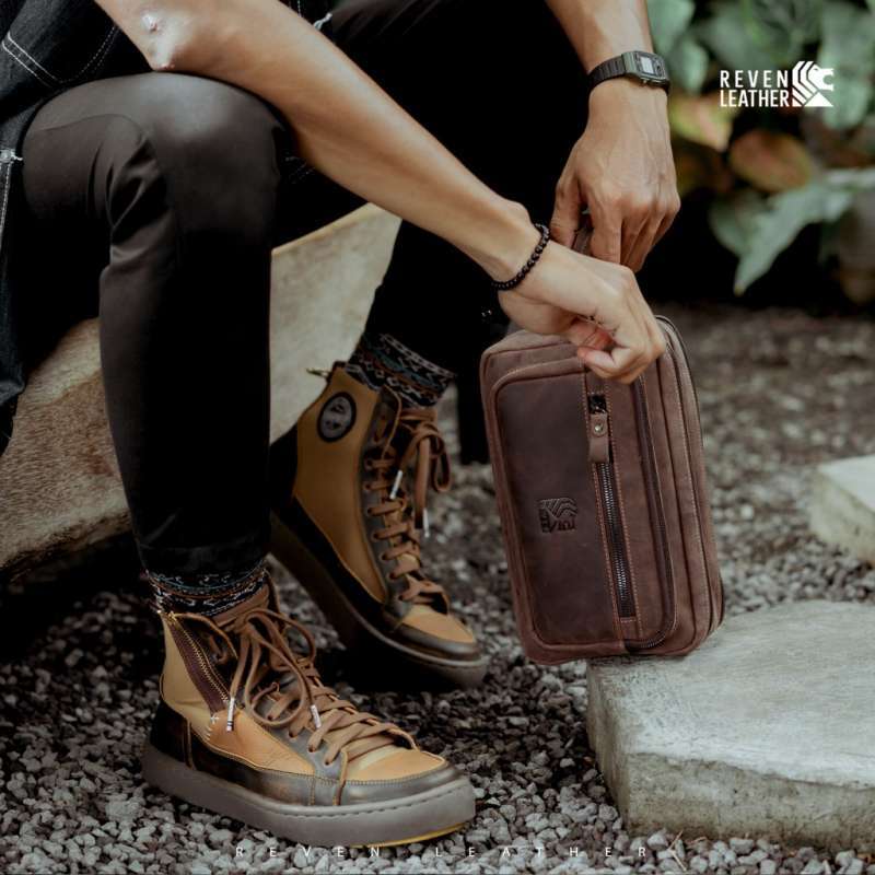 Promo - Nakula Bag Clutch Tas Tangan Pria Kulit Asli Premium Tas Cowo ...