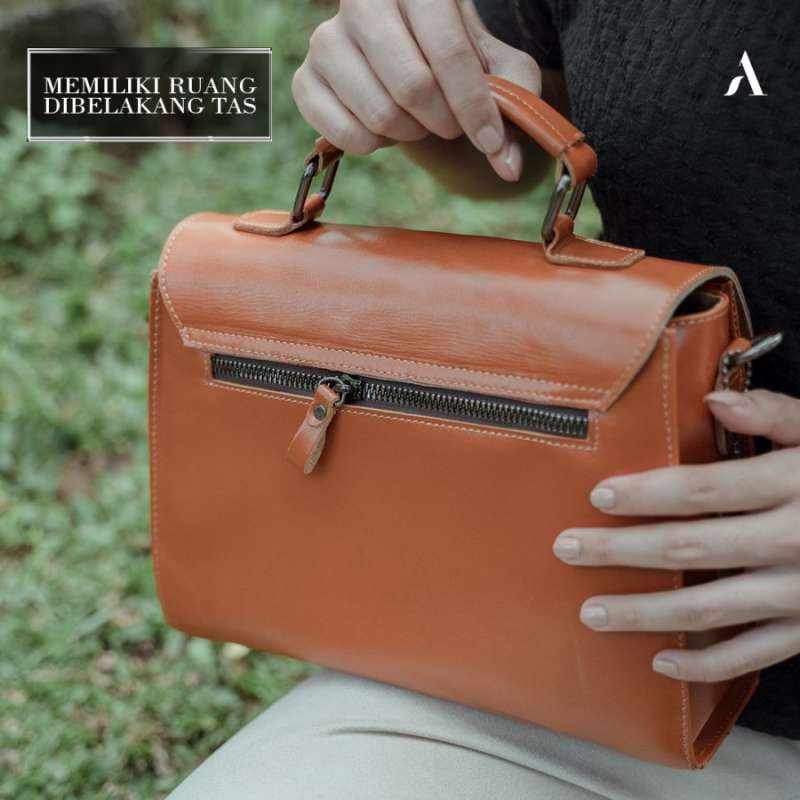 Promo - Aurora Bag Tas Wanita Kulit Asli Premium Cewe Shoulder Bag Multifungsi Muat Banyak Murah ...