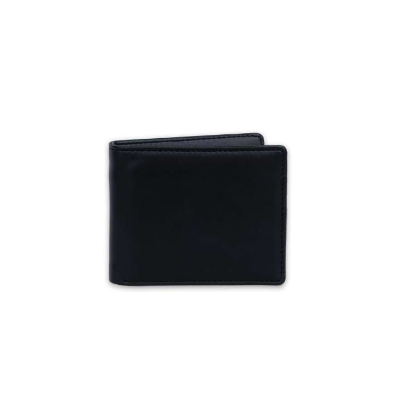 Promo Bifold Wallet Dompet Polos Pria Premium - - Deep Black Diskon 23% ...