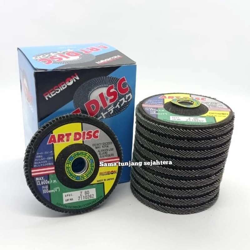 Promo Resibon Art Disc Z 80 (harga Per 10 Pcs) / Flap Disc Nippon ...