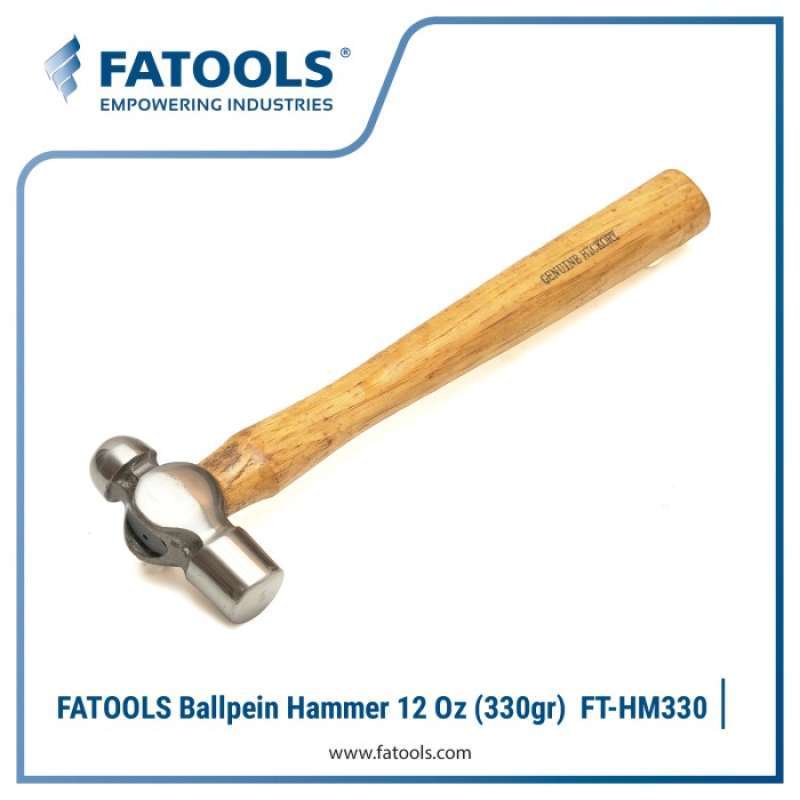 Promo Fatools Hm330 Ballpein Hammer 12 Oz 330 Gr Palu Besi Gagang Kayu ...