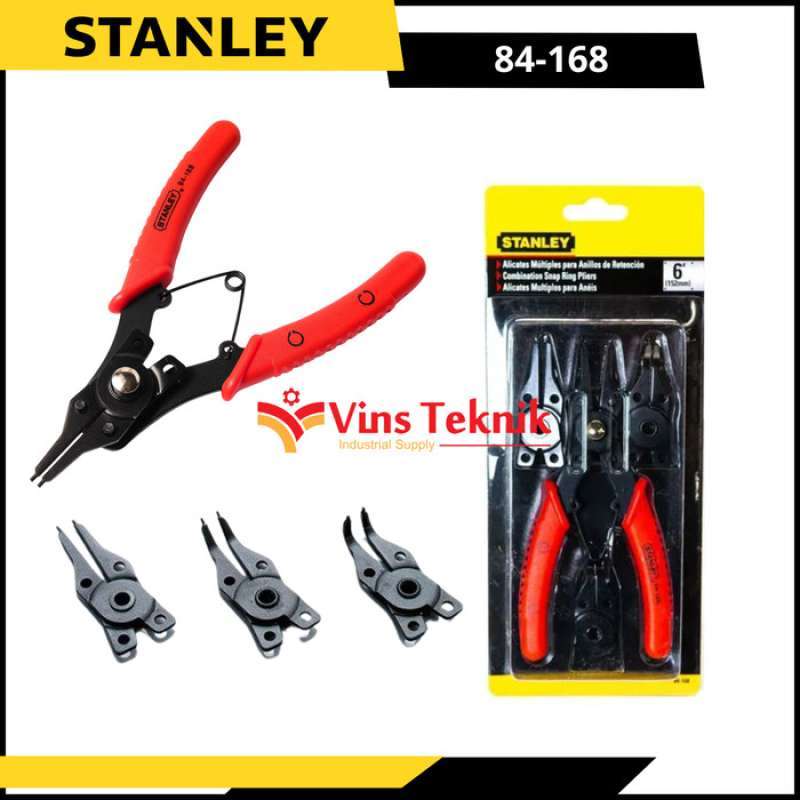 Promo Tang Snap Ring 6 Inch Pliers Combination Snap Ring Stanley 84-168 ...