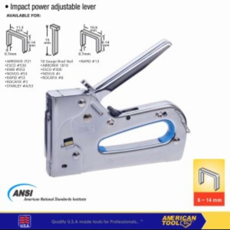 Promo 3 Way Staples Gun Tacker American Tool 8957834 Steples Straples ...
