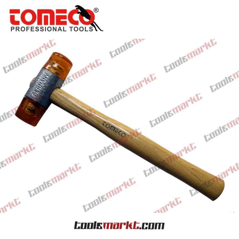 Promo Tomeco Palu Plastik 40 Mm Gagang Kayu Nylon Rubber Hammer Diskon 23% Di Seller Kulee Store ...