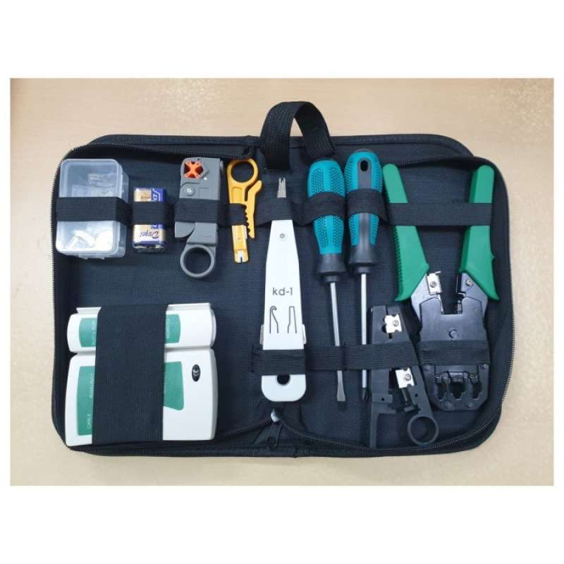 Promo Network Toolkit 8 In 1 Gaintech Gt-550 / Tool Kit Set Diskon 23% ...