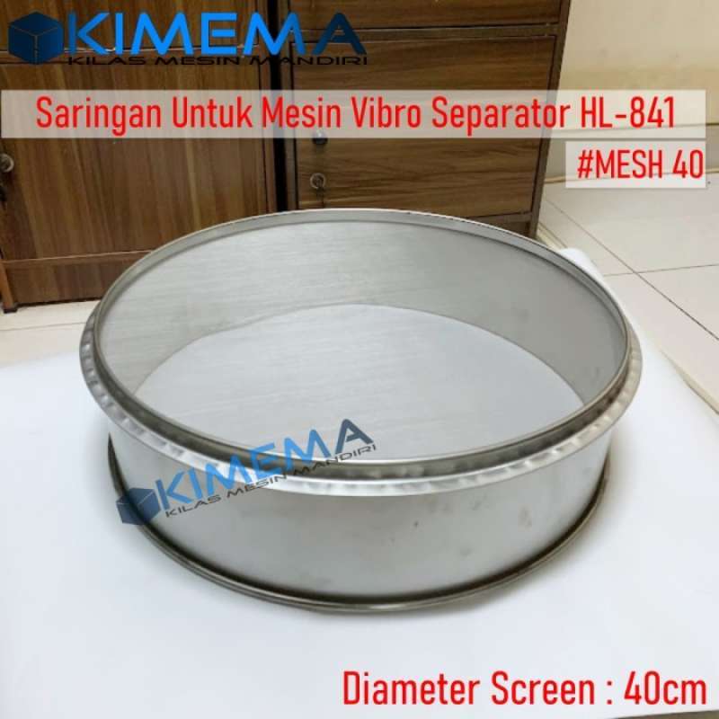 Promo Saringan Mesh 40 Untuk Mesin Pengayak Tepung Vibro Hl-841v Vbs ...