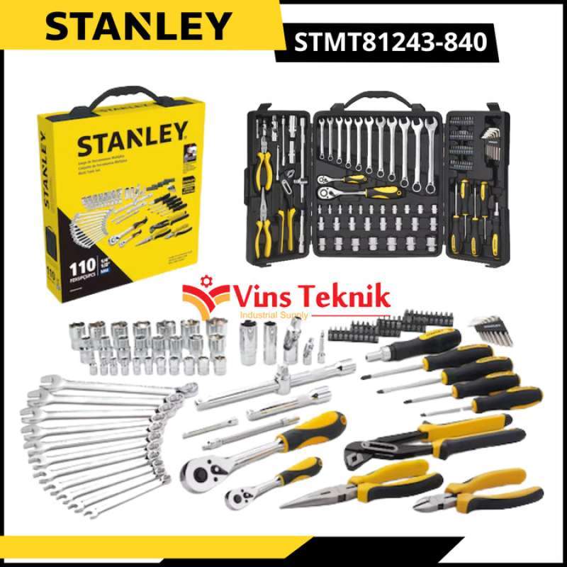 Promo Home Tools Set 110pcs Alat Perkakas Tangan Set Stanley Stmt81243 ...