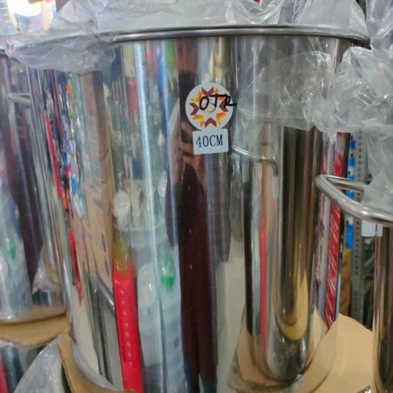 Promo Panci Stainless Tinggi Besar Kapasitas 50 Ltr Extra Tebal 0.2mm ...