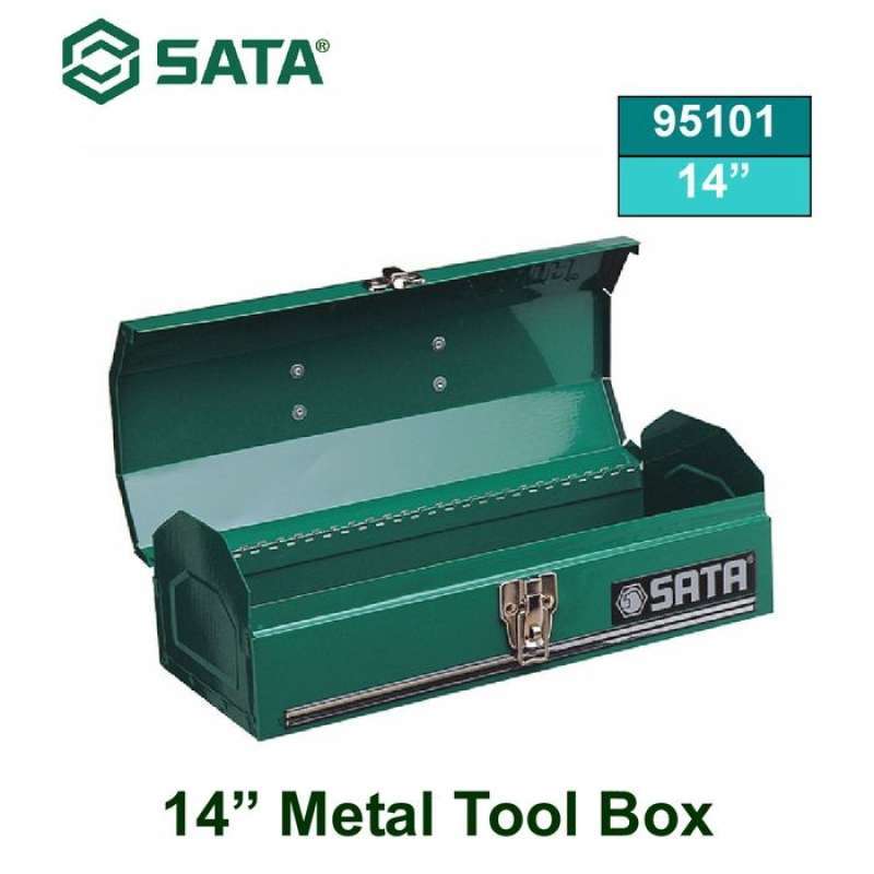 Promo Toolbox Besi Tool Box Besi 95101 14 Metal Toolbox Sata ...