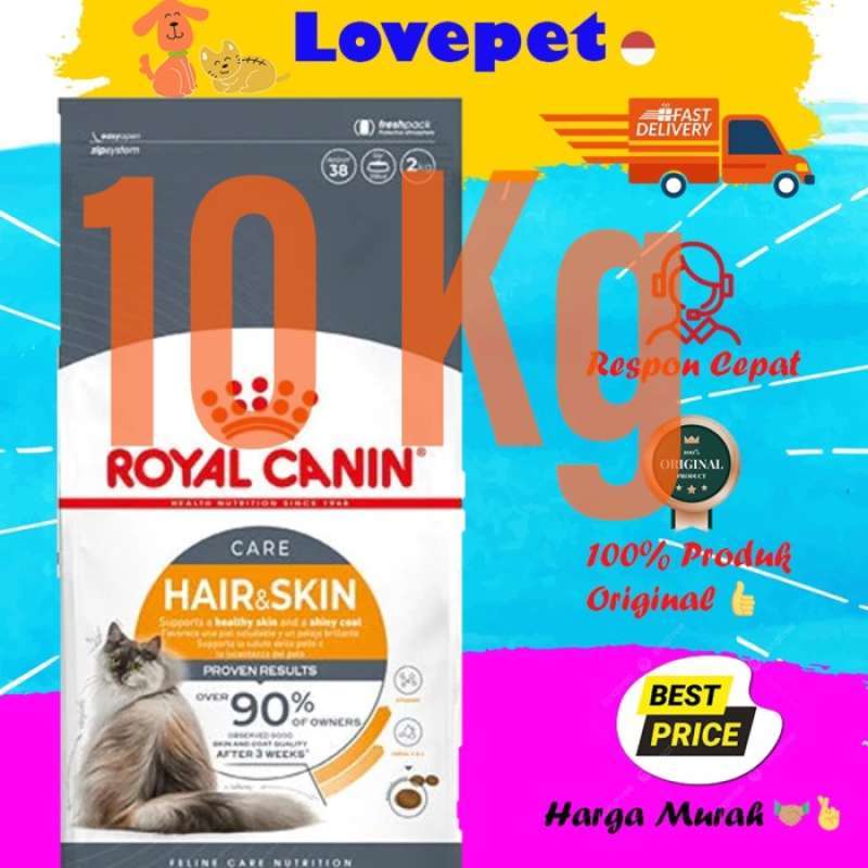 Promo Royal Canin Hair And Skin 10kg/ Rc Hair & Skin 10 Kg/ Hair&skin Diskon 23% Di Seller ...