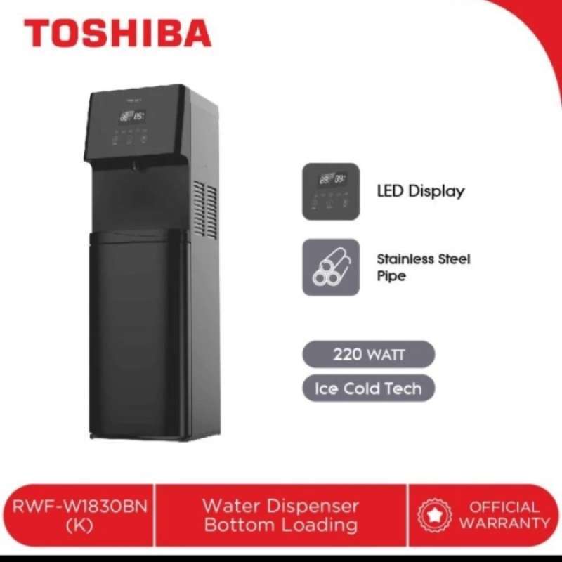 Promo Toshiba Water Dispenser Rwf-w1830bn Galon Bawah Rwf 1803 Bn Hitam ...
