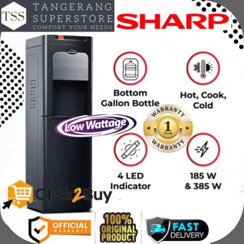 Promo Sharp Dispenser Galon Bawah Swd-72ehl 72ehl Kompresor Multi ...