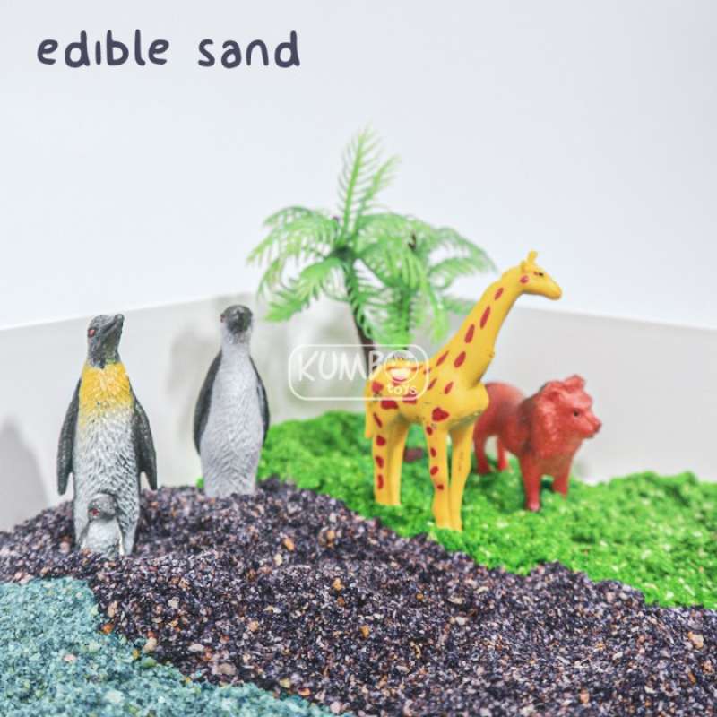 Promo Mainan Edukasi Anak Pasir Edible Sand Montessori Play - Edble ...