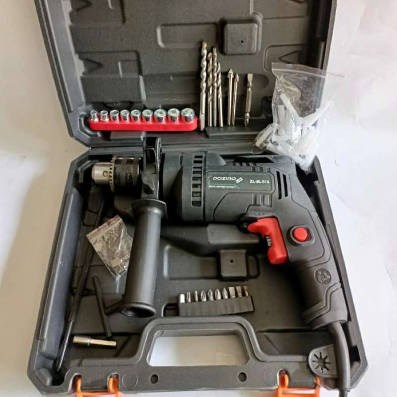 Promo Hand Drill Machine 13mm Mesin Bor Set Listrik Tangan 13mm Diskon ...