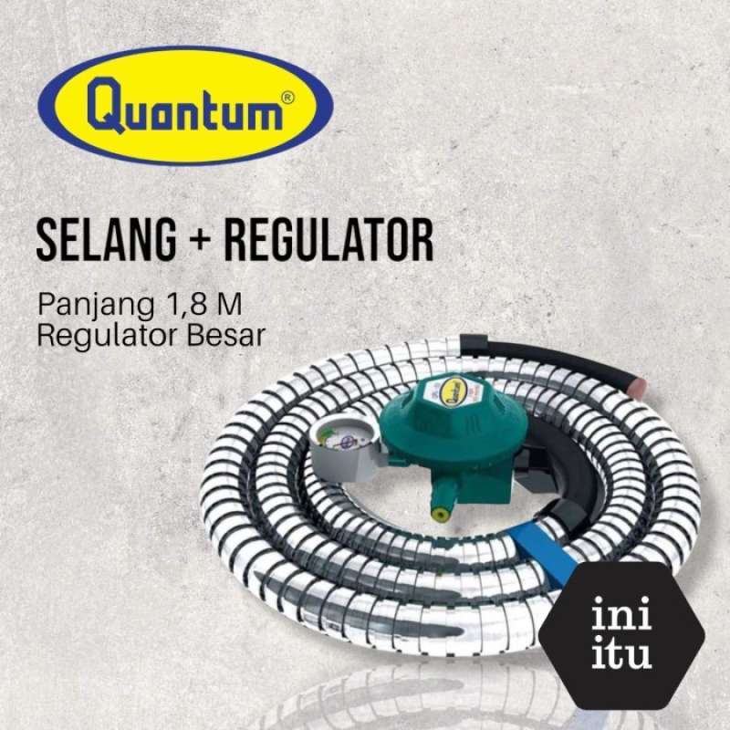 Promo [ Quantum ] Selang Paket Quantum Qrl 032 - Selang + Regulator Diskon 23% Di Seller Nishimu ...