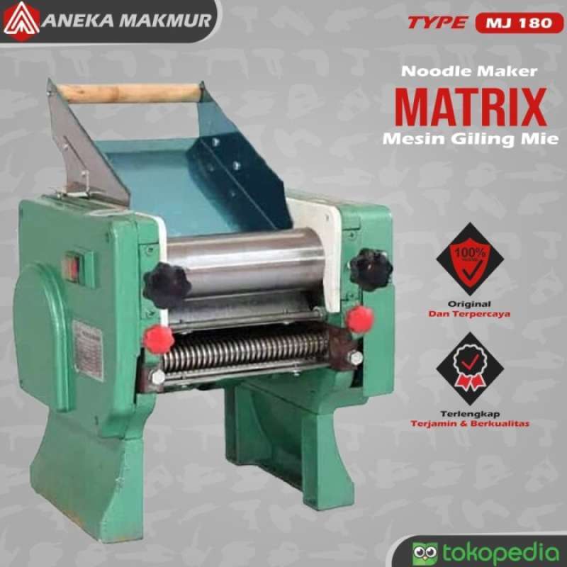 Promo Matrix Mesin Giling Mie Dan Pangsit Mj 180 Noddle Maker Mj180 ...