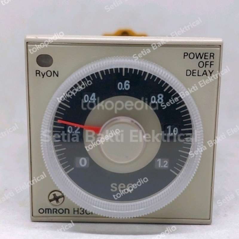 Promo Timer Power Off Delay Omron H3cr-h8l 100/110/120vac + Socket 8pin ...