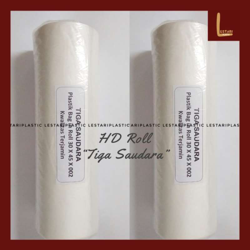 Promo Plastik Hd Roll Merk Tiga Saudara Utk Buah-sayurn/supermarket ...