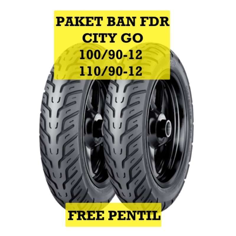 Promo Paket Ban Tubles Scoopy Free Pentil Fdr City Go 100/90-12 + 110/ ...