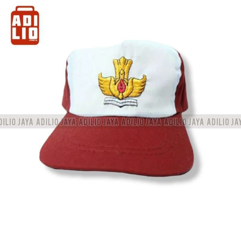 Jual Topi Sd Sekolah Pramuka Merah Polos Dan Merah Putih - Sd Merah ...