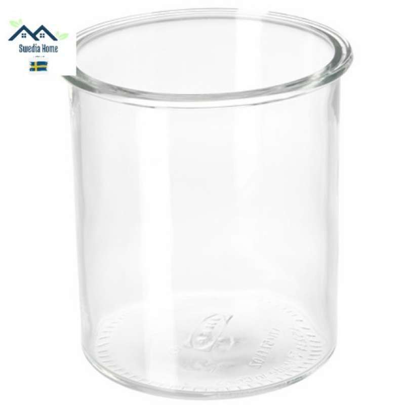 Promo Toples Kaca Bening Wadah Bulat Serbaguna Tanpa Tutup Original(1 ...