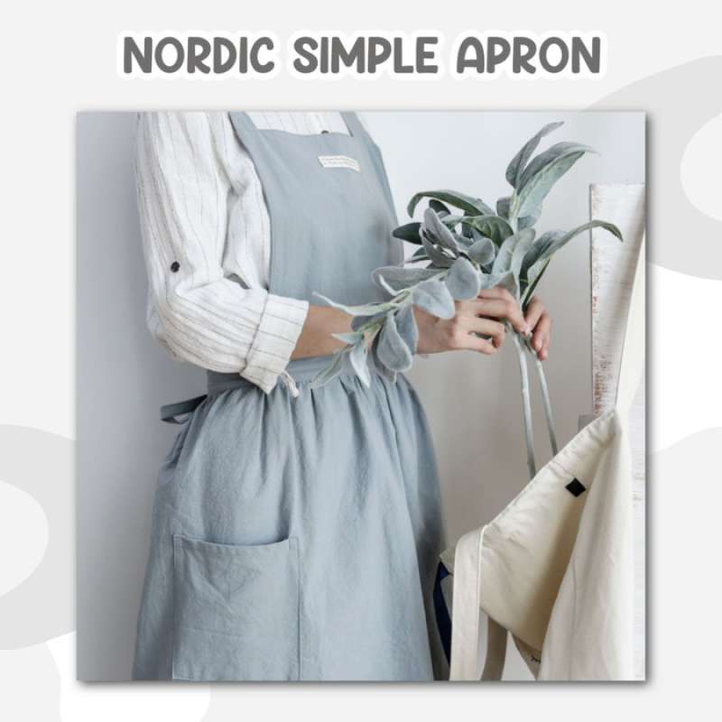 Jual Nordic Simple Apron / Apron / Celemek Di Seller Reaver ...