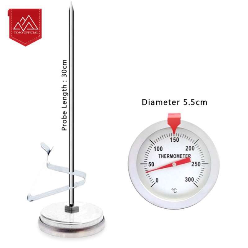 Jual Deep Fryer Thermometer 30cm Termometer Minyak Goreng Masak 300 ...
