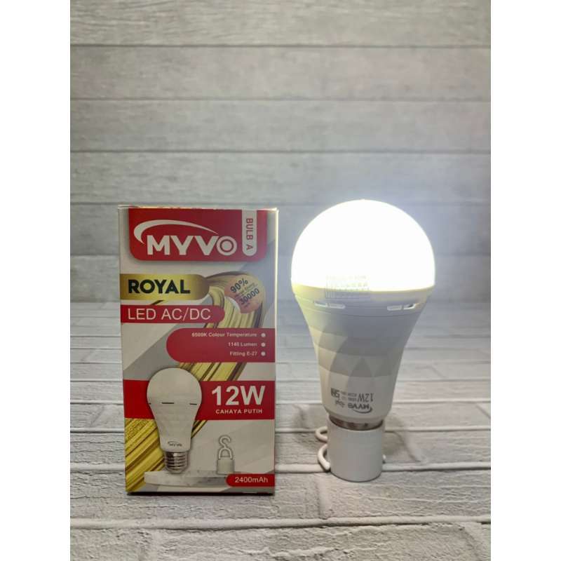 Jual Ssa Lampu Emergency Myvo Royal Led Ac/dc 9 Watt, 12 Watt, 18 Watt ...