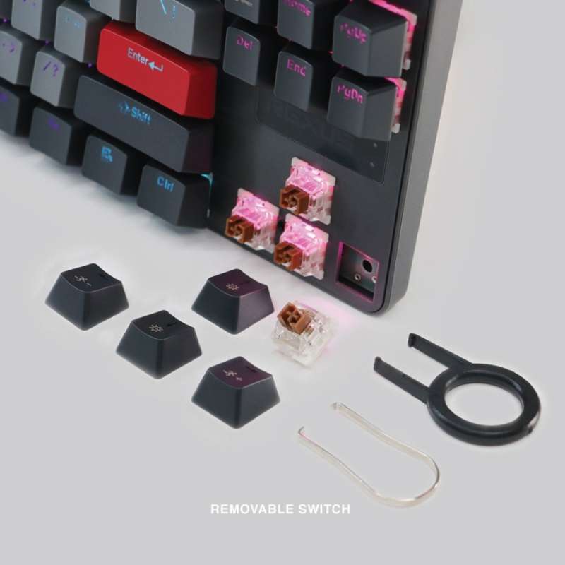 Promo Rexus Keyboard Heroic Kx4 Rgb Mechanical Gaming Keyboard 87 Key ...