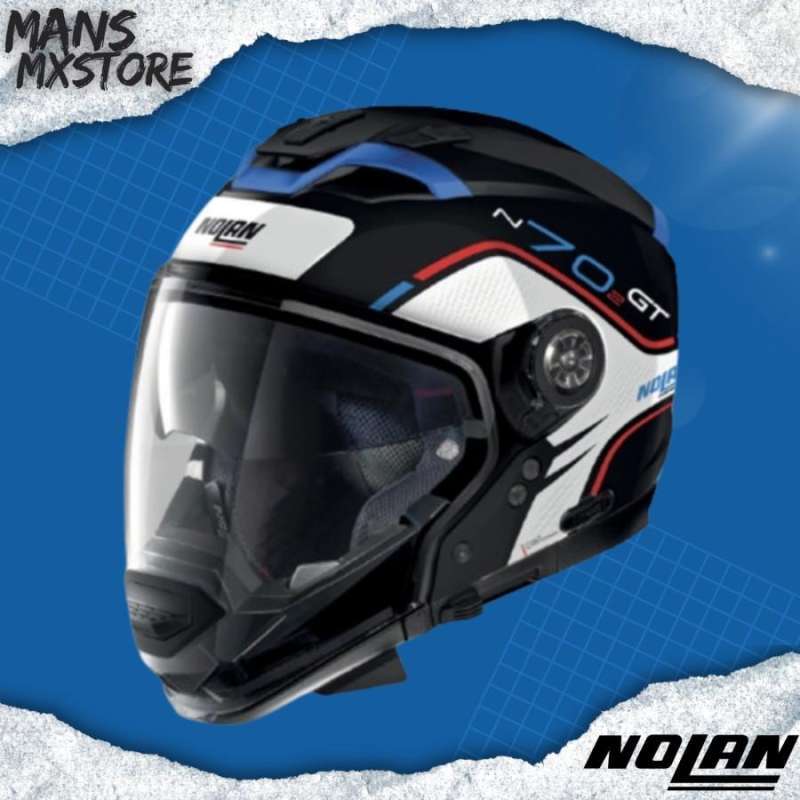 Jual Helm Nolan N702 Gy 056 Flywheel N-com Helmet Crossover Hybrid Sni ...