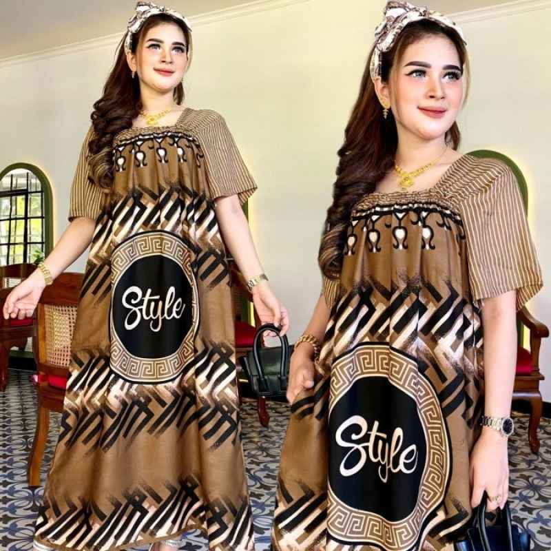 Jual Daster Baju Daster Kekinian Jumbo Viral Fuji Susun Serut Dada ...