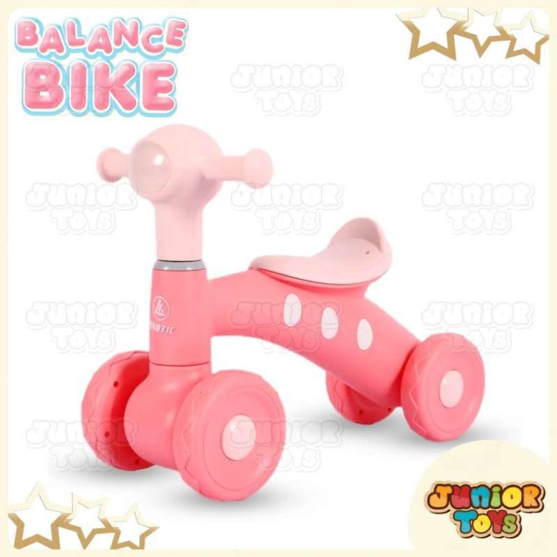 Jual Sepeda Anak Roda 4 Belajar Jalan Balance Bike Plastik Dorong Tanpa ...