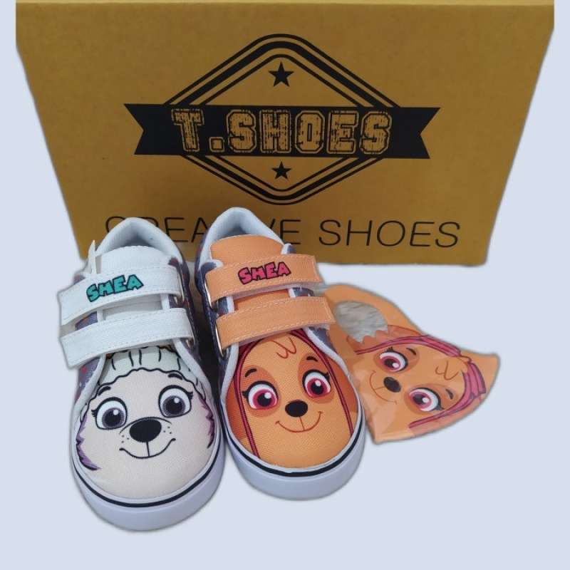 Jual Sepatu Anak Karakter Paw Patrol Custom Free Cetak Nama Di Seller ...