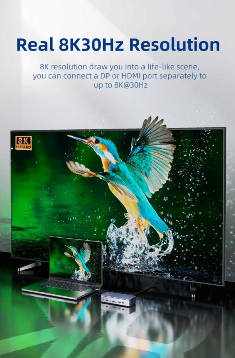 Jual Cabletime Multiport Docking Station Hub W/ Enclosure Ssd Exclusive ...