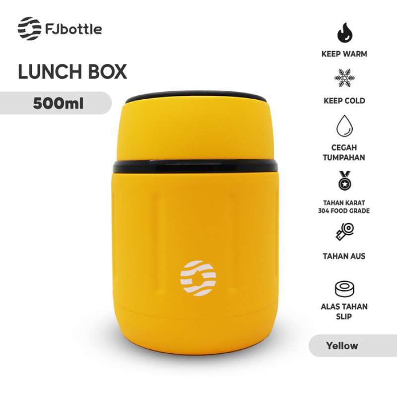 Jual Fjbottle -tahan Panas Food Jar Stainless Steel Sus 316 550ml - Mint Green Di Seller Crown ...