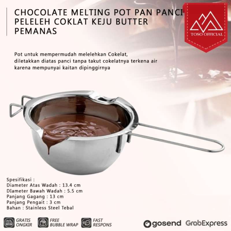 Jual Chocolate Melting Pot Pan Panci Peleleh Coklat Keju Butter Pemanas ...
