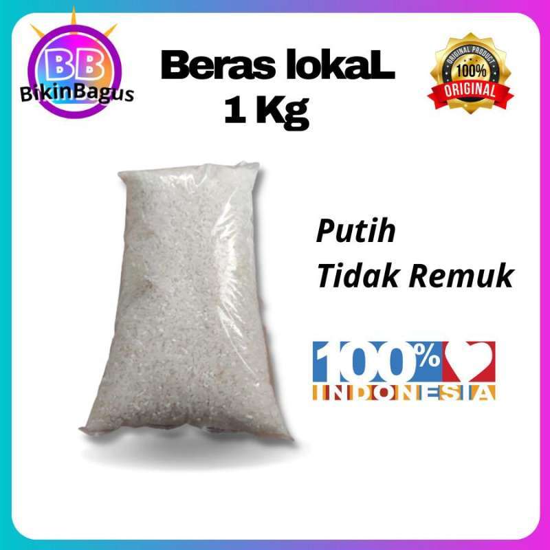 Jual Beras Lokal 1 Kg Beras Pulen Enak Ada Manis Manisnya Di Seller ...