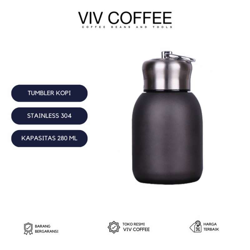 Jual Tumbler Kopi Stainless 280ml Termos Air Mini Hitam Di Seller Consume - Cengkareng Timur ...