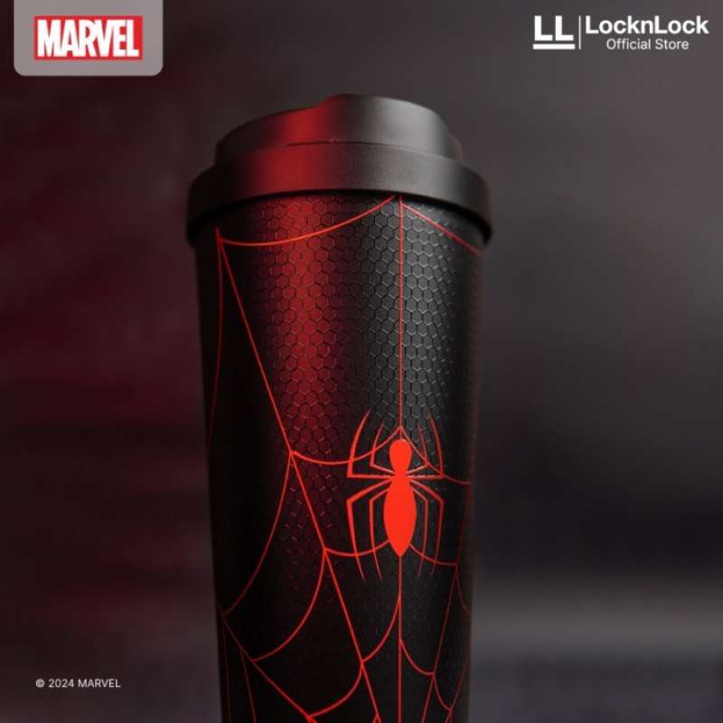 Jual Locknlock Exclusive One Touch Clip Tumbler Marvel Spiderman 550 Ml ...