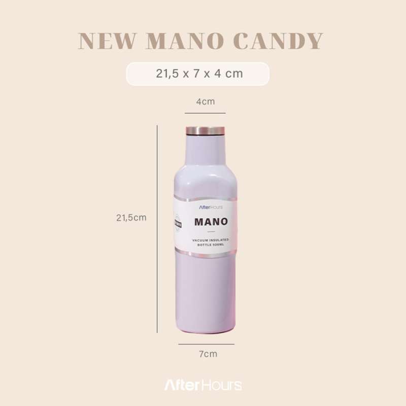 Jual New Mano - Tumbler Vacuum Insulated Bottle 500ml Tahan Panas ...