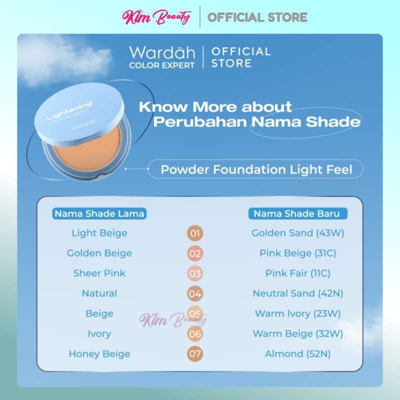 Jual Wardah Lightening Powder Foundation Light Feel - Bedak Dengan Spf ...