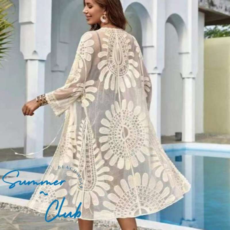 Jual Sunny - Beachwear Bikini Outer Luaran Dress Pantai Cardigan Wanita ...