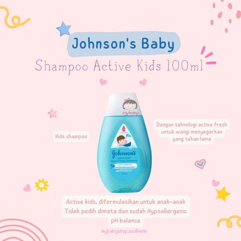 Promo Johnson's Baby Active Fresh Shampo 100ml / Shampoo Anak / Kids ...