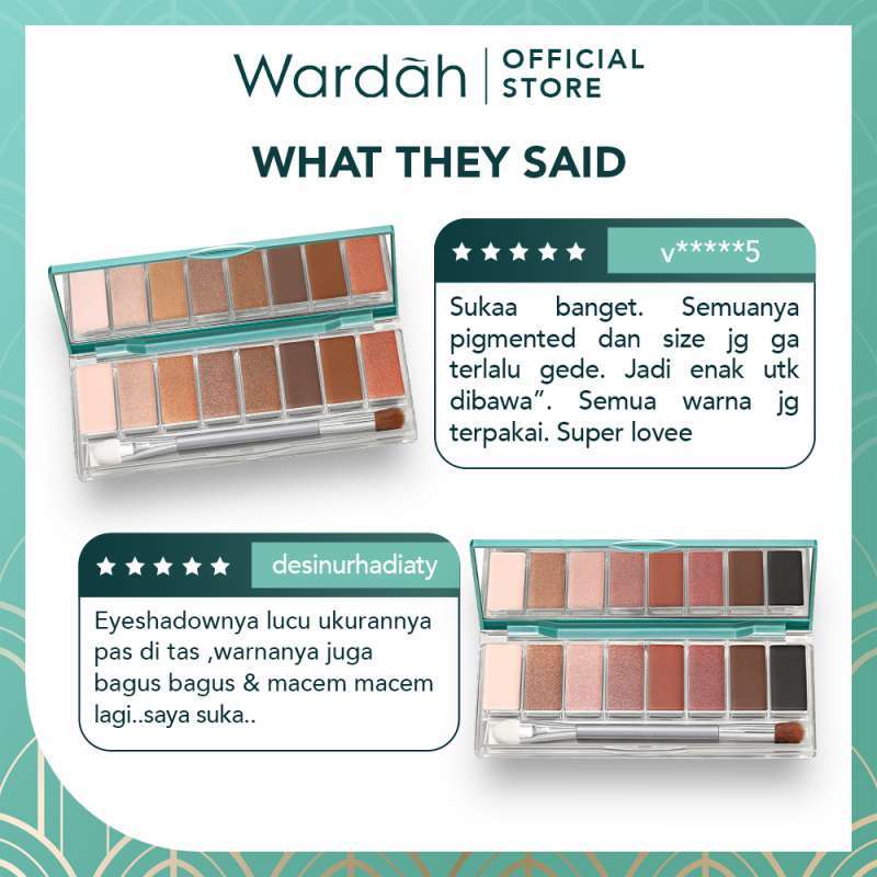 Promo Wardah Exclusive Eyeshadow Palette Diskon 7% Di Seller ...