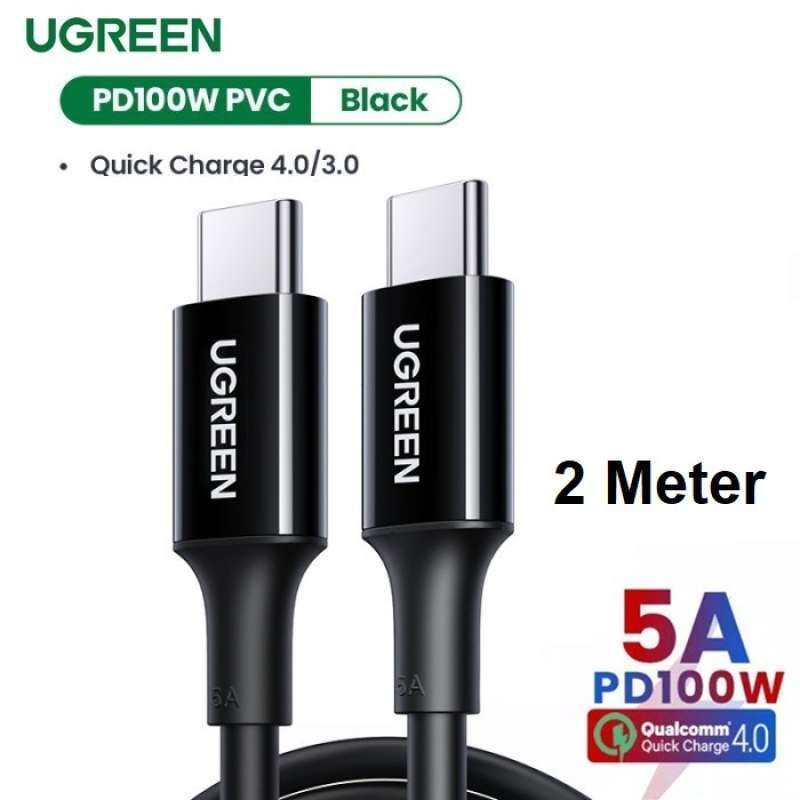 Jual Ugreen Kabel Data Type C To Type C 100w 5a 2meter Super Fast ...
