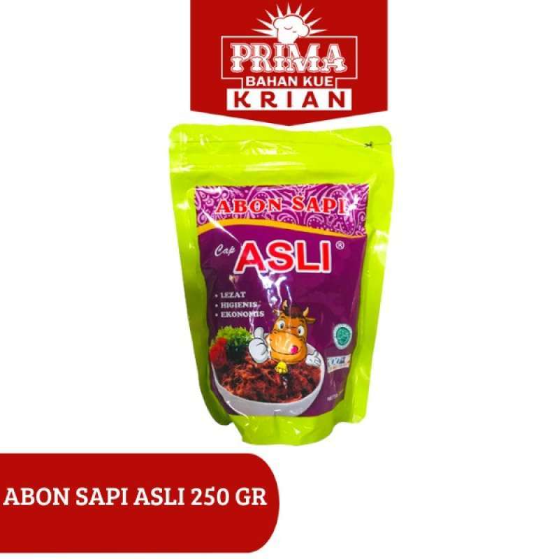 Jual Abon Sapi Asli Kemasan 250 Gr/abon Sapi/abon Enak/isian Roti ...
