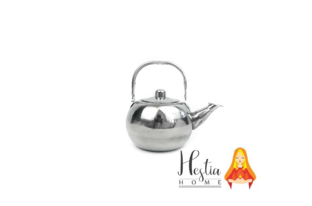 Jual Teko Stainless Bulat 14 Cm 0,9 L Ceret Kettle Ketel Pemanas Air ...