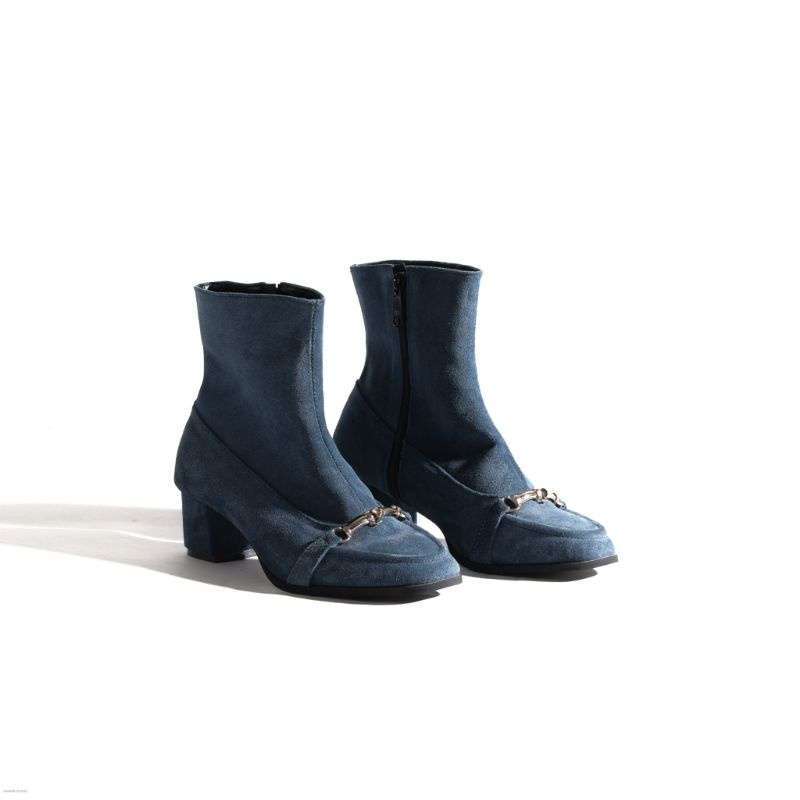 Promo Sepatu Boot Wanita Model Loafer Kulit By M&t - Hitam 40 Diskon 1% ...